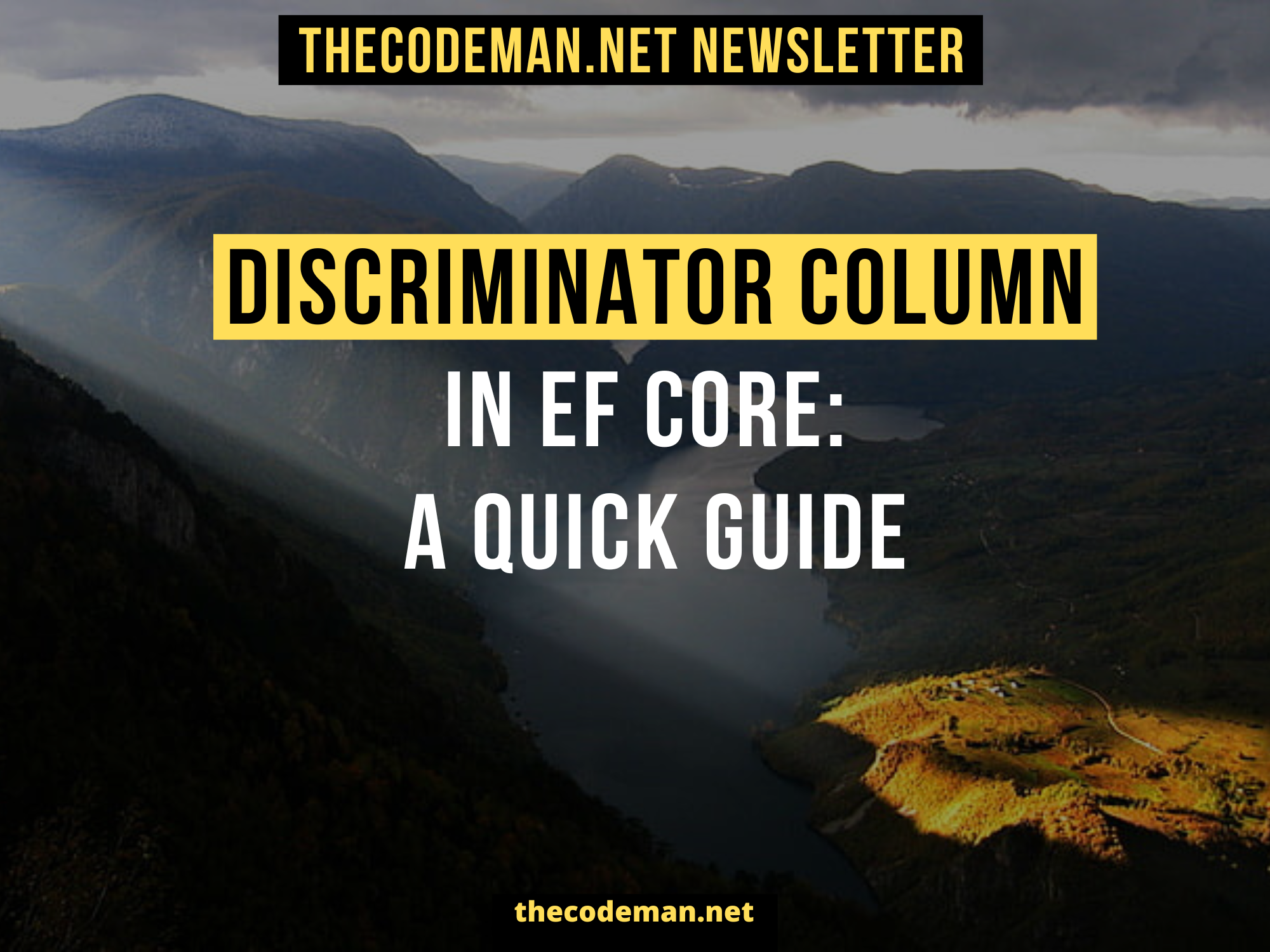 Discriminator Column In Ef Core A Quick Guide Thecodeman